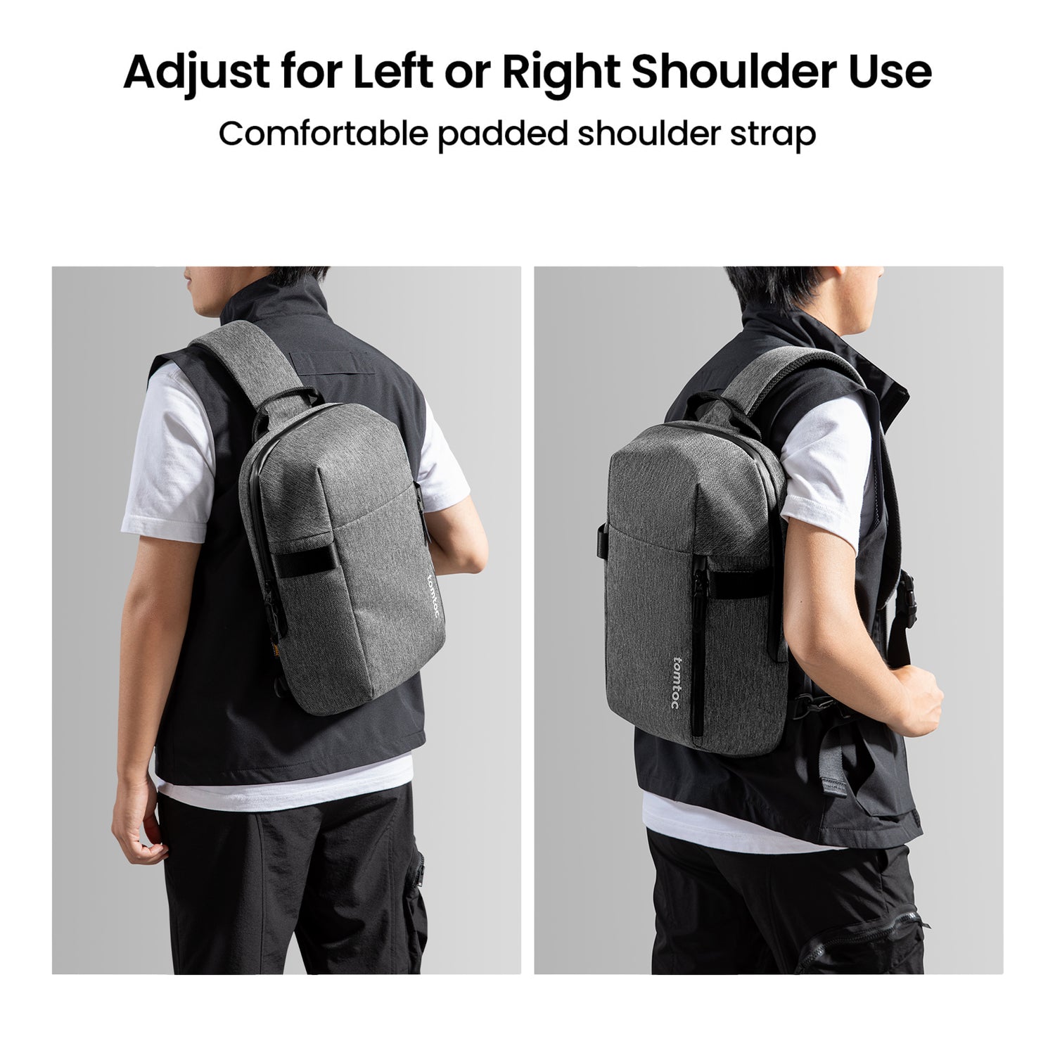 tomtoc 14 Inch Croxbody Shoulder Bag / Sling Bag / Crossbody bag / Men