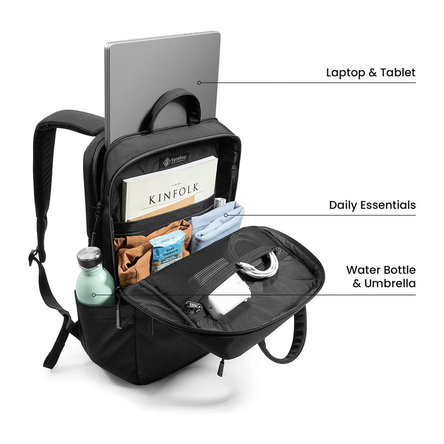 tomtoc 17.3 Inch Protective Laptop / Travel Commuter Backpack - Surfac