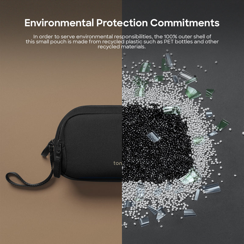 tomtoc M Size Electronic Organizer Travel Case / Water Resistant Dual