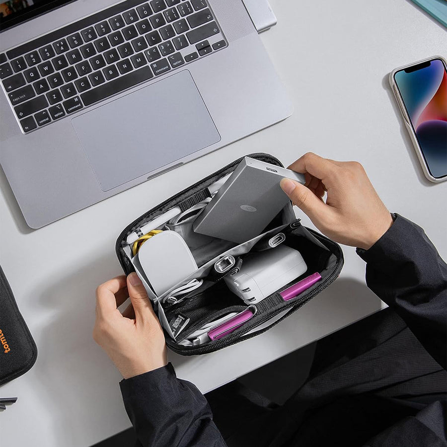 tomtoc Travel Cable Waterproof Organizer Pouch / Electronics Accessori