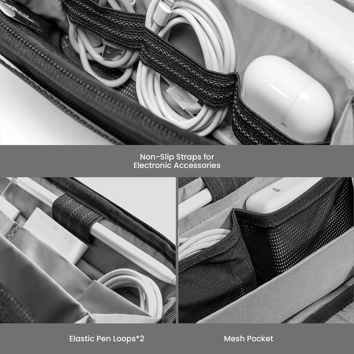 tomtoc Travel Cable Waterproof Organizer Pouch / Electronics Accessori