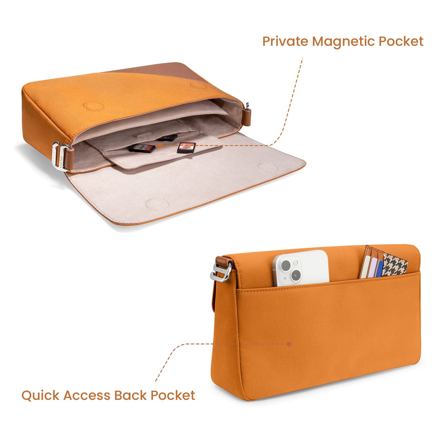 tomtoc Lady Shoulder Bag / Underarm Bag / Crossbody Bag / Women Bag