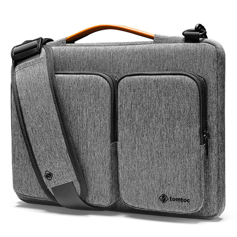 tomtoc 14 Inch Versatile Laptop Messenger Bag - Gray