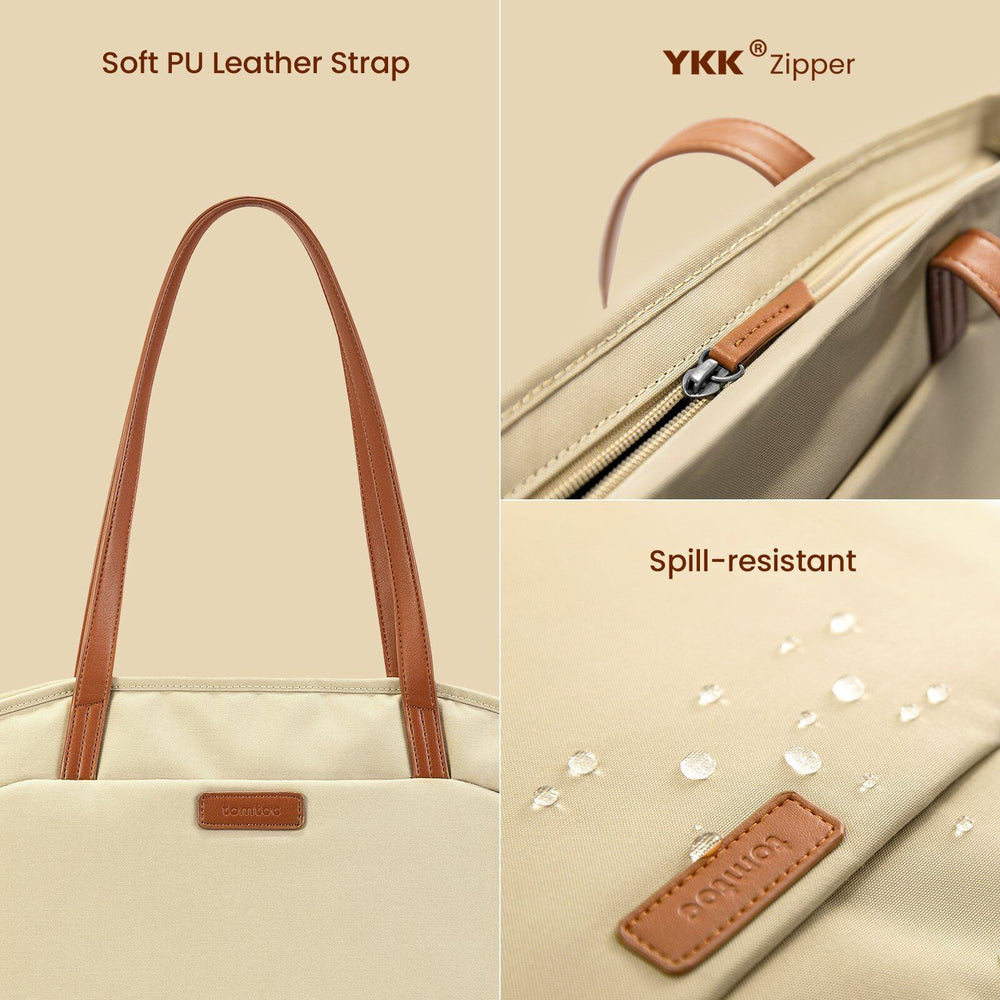 tomtoc 14 Inch Lady Laptop / Tote Bag / Women Bag / Ladies Bag - Khaki