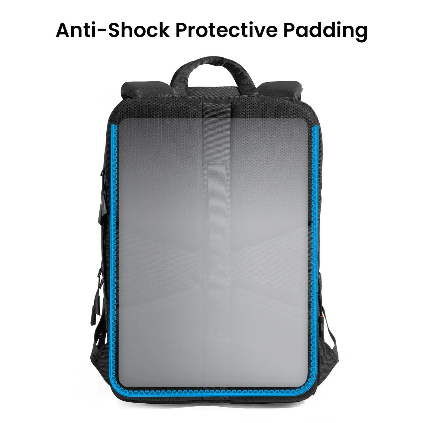 tomtoc 15.6 Inch Premium Urban Laptop Backpack - Black