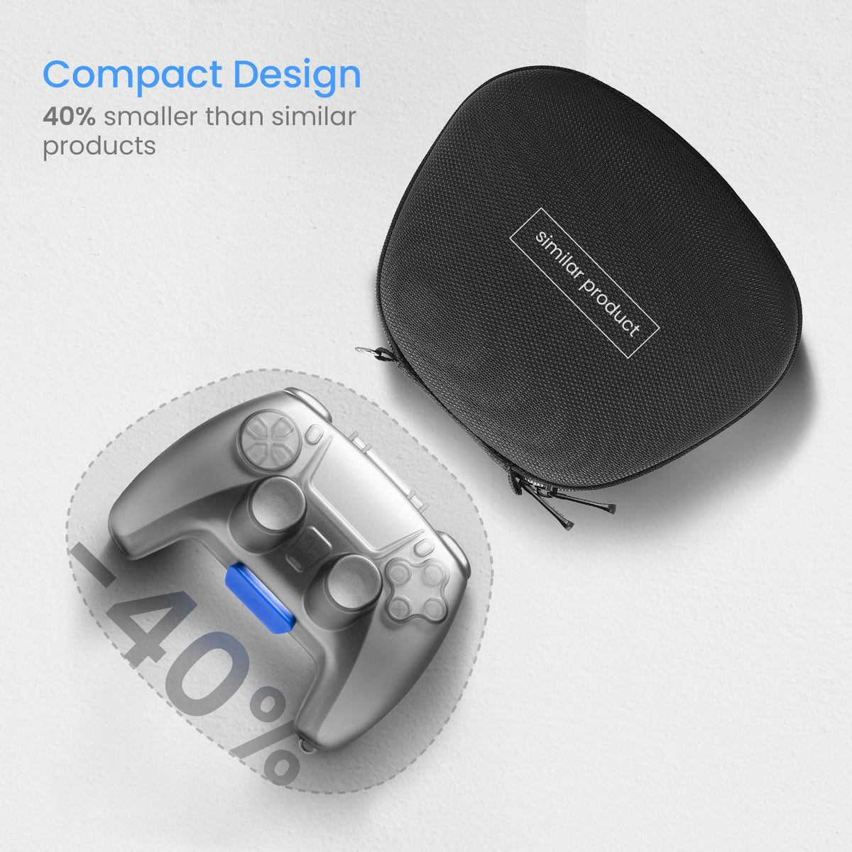 tomtoc PS5 Controller Protective Hard Shell Case - Joystick Protector