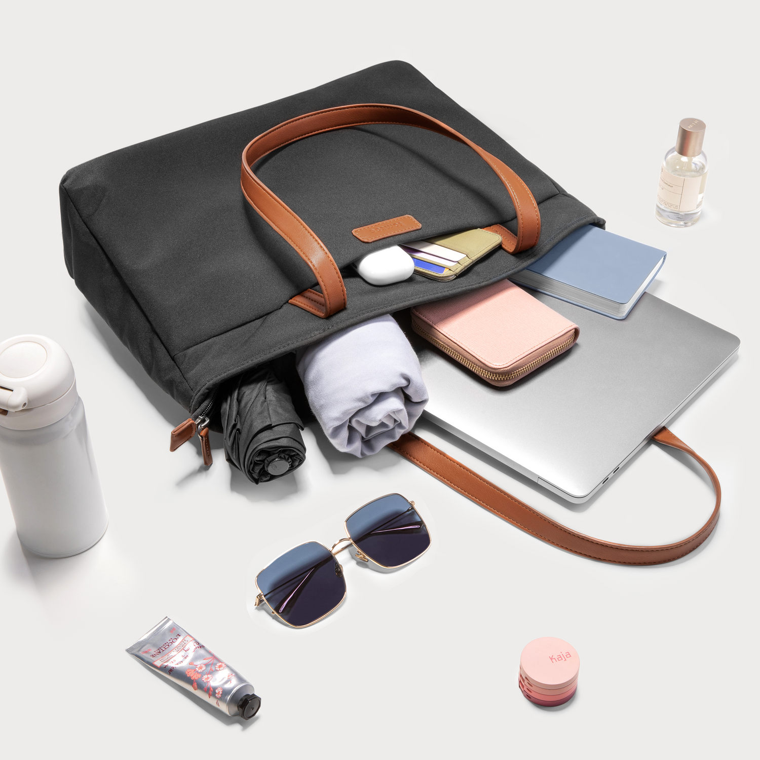 tomtoc 16 Inch Lady Laptop / Tote Bag / Women Bag / Ladies Bag - Black