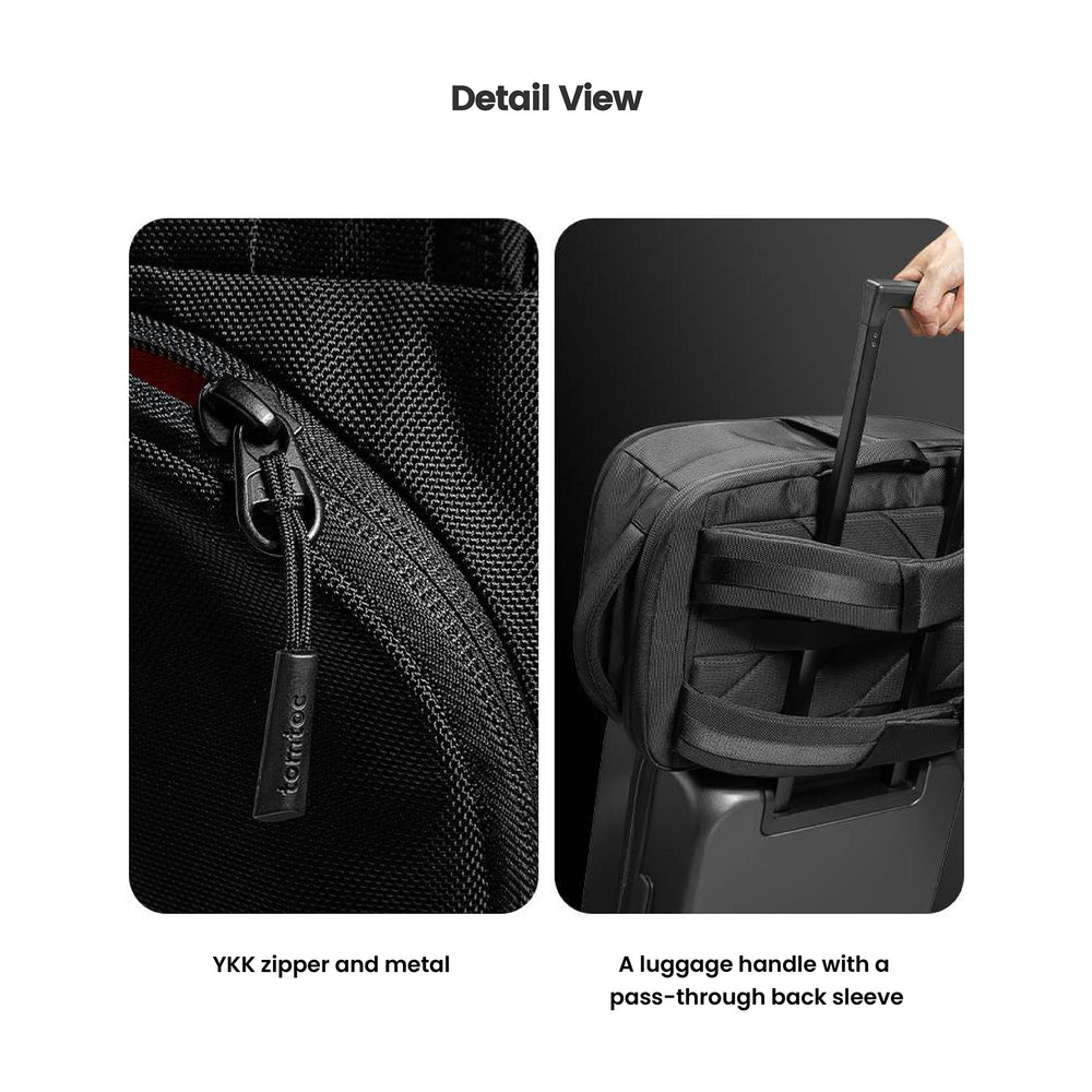 tomtoc 15.6 Inch Techpack X-Pac Laptop Backpack / Travel Backpack - Bl